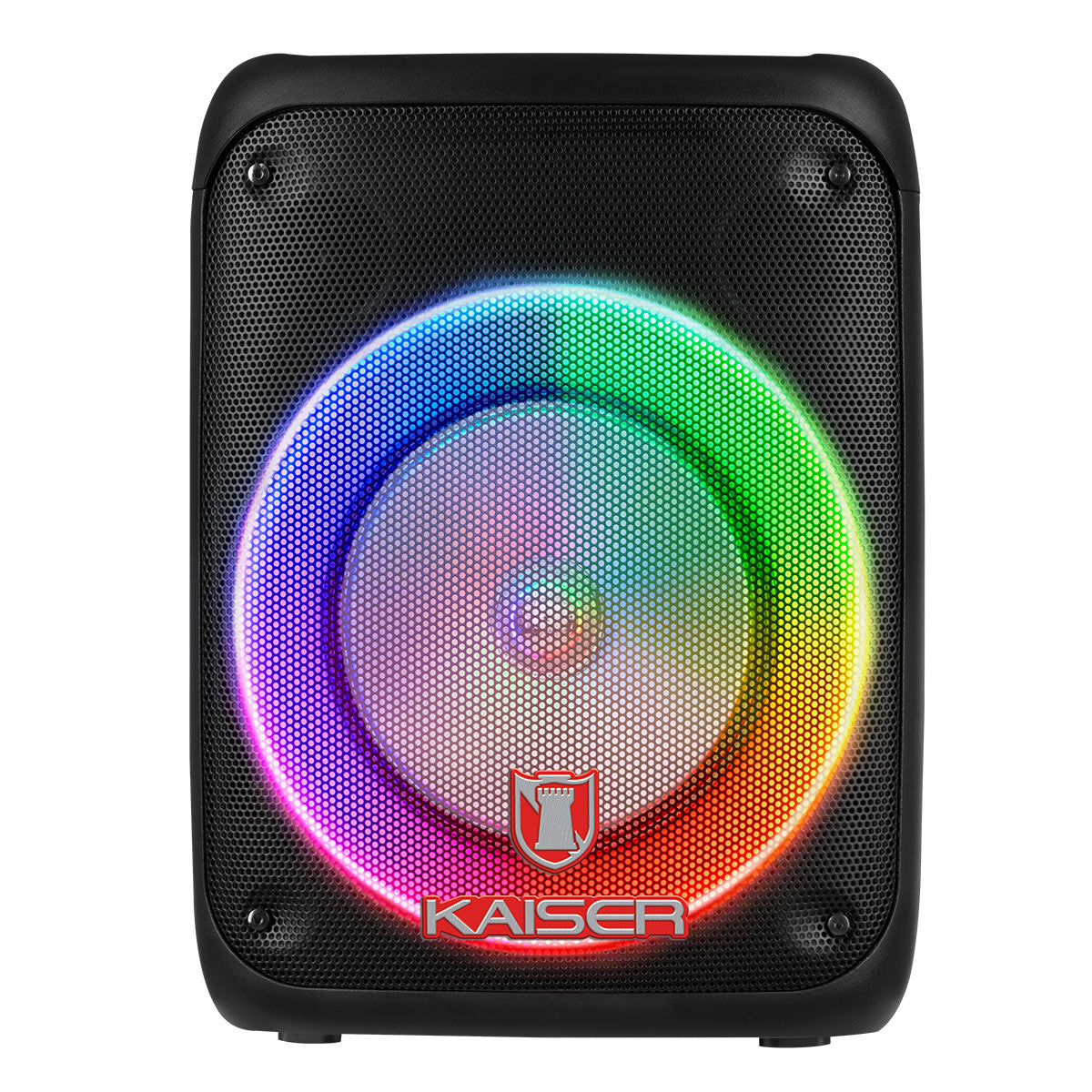 Bafle profesional 8" portátil 6,500 W PMPO Ranura para celular – KAISER