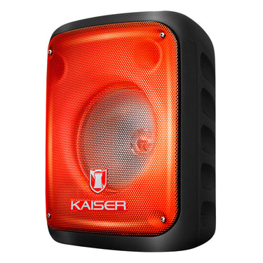 Bafle profesional 8" recargable 6,500 W PMPO Ranura para celular – KAISER