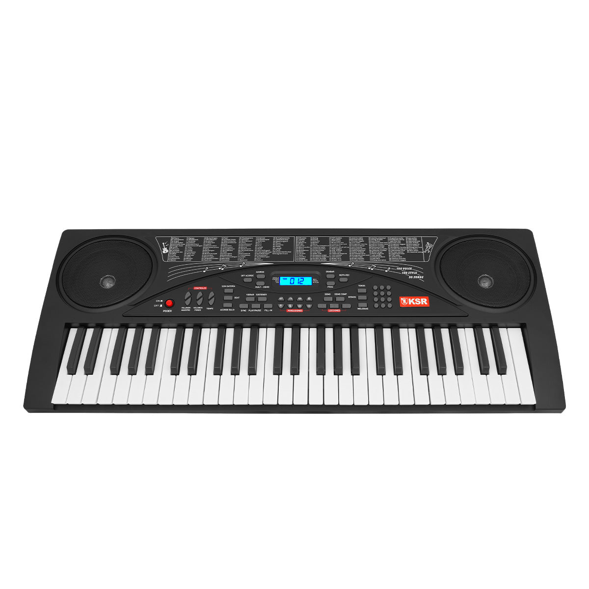Teclado musical de 54 teclas y 100 tonos, con micrófono – KAISER